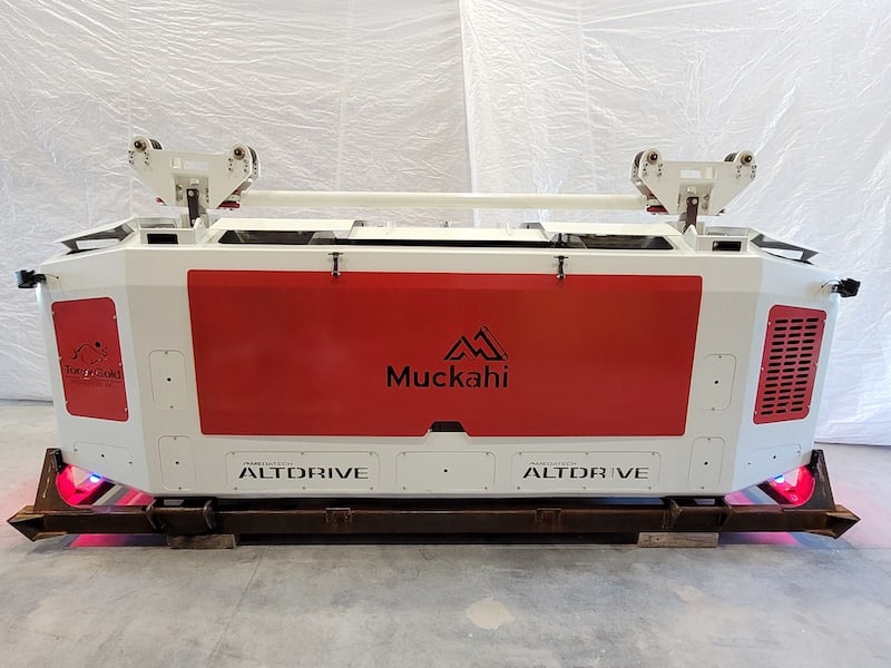 ALTDRIVE Rail Locomotive, a modern battery-electric locomotive