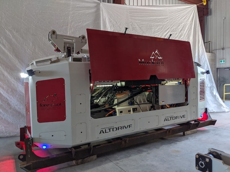 ALTDRIVE Rail Locomotive, a modern battery-electric locomotive